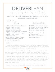 SUMMER SERIES: WEEK 5 - DeliverLean